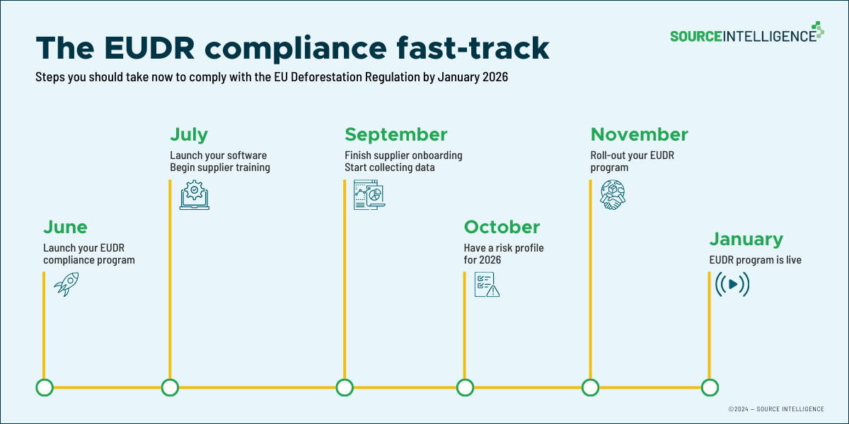 Preparing for the EUDR: 4 Steps to Compliance